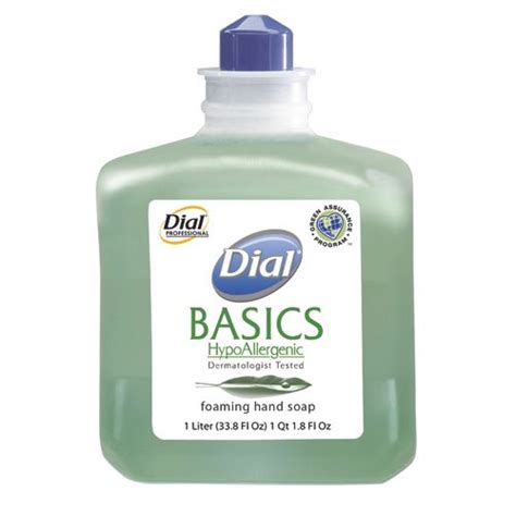 Dial 6060 Dial Basics Hypoallergenic Foam Lotion Soap 1 Liter Refill Bottle