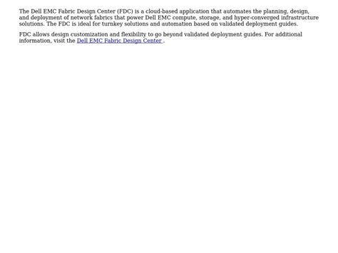 Fabric Design Center Dell Emc Networking Smartfabric Services Deployment With Vxrail 47