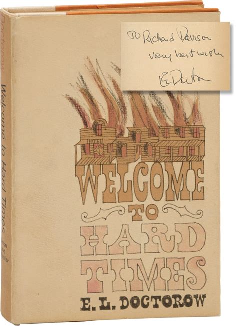 Welcome To Hard Times E L Doctorow First Edition
