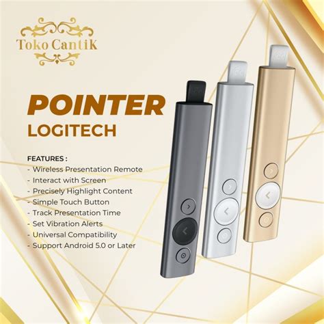 Jual Logitech Spotlight Pointer Wireless Presentation Remote Presenter