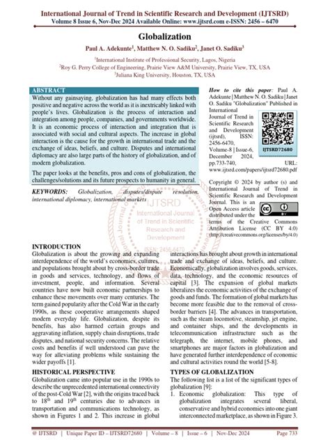 globalization pdf globalization economic globalization