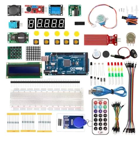 Arduino Mega 2560 Starter Kit Rfid De Composants Helectro V2 Helectro Composant électronique