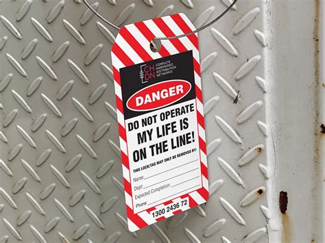 Industrial Danger Labels And Tags Built For Osha Compliance