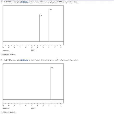 Solved Give The Smiles Code Using The Jsme Editor For The