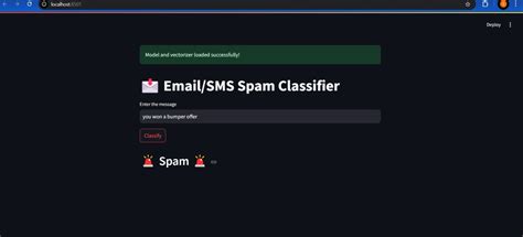 machinelearning nlp ai datascience spamclassifier python… sonam