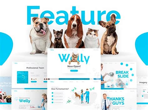 Анимированный шаблон презентации Powerpoint для ветеринарии Artsobranie