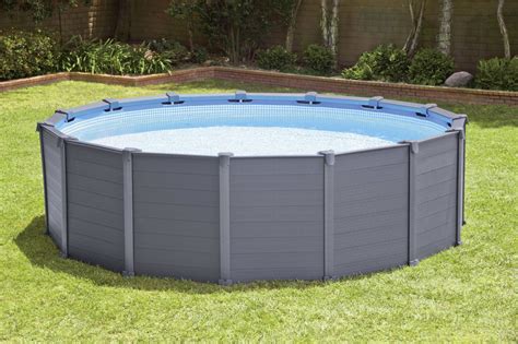 Intex Frame Pool Set Graphit Ø 478 X 124 Cm Kaufen Globus Baumarkt