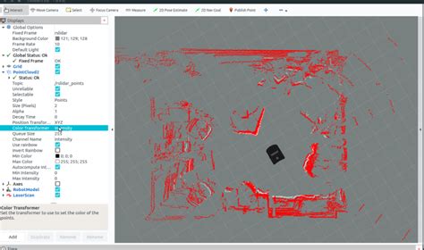 使用pointcloud to laserscan包将速腾聚创3d激光雷达转换成高质量2d激光雷达 蓝鲸ros机器人论坛