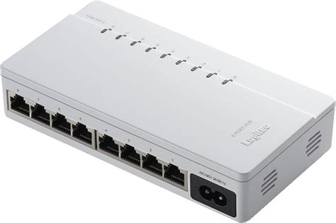 Amazon Logitec スイッチングハブ 8ポート 100base対応 電源内蔵 Lan Sw08p Pb ロジテック スイッチングハブ 通販