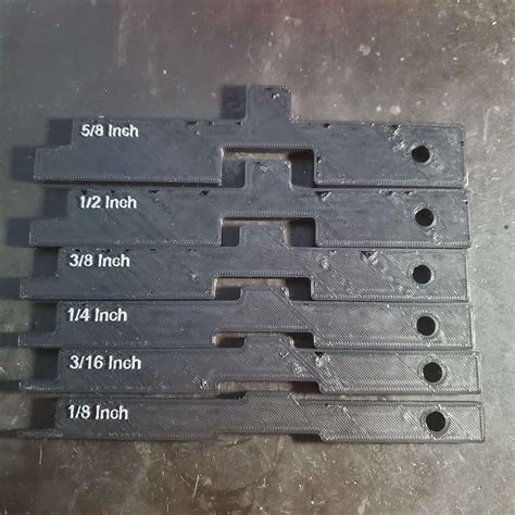 Router Gauge Setup Bars Metric And Stand Wall Mount 3d Model By