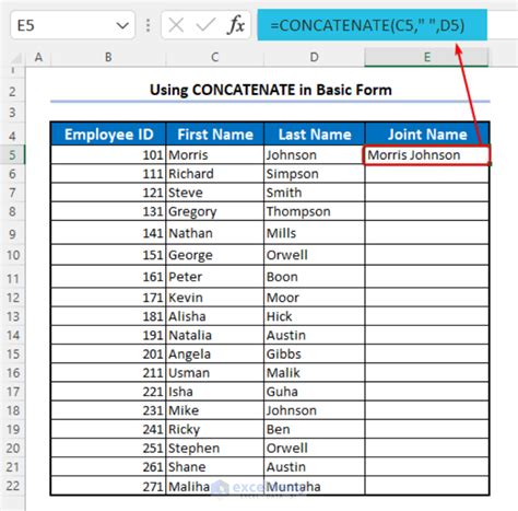 How To Use CONCATENATE Function In Excel 4 Easy Methods