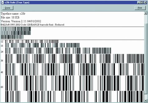 Excel Code 39 Barcode Font Auscopax