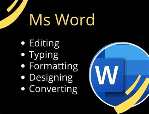 Create Edit Format Design Ms Word Documents By Rohii12typer Fiverr