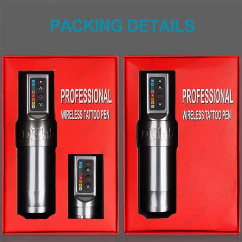 DKLAB DK-W1 Wireless Tattoo Machine Pen,Professional Wireless Tattoo ...