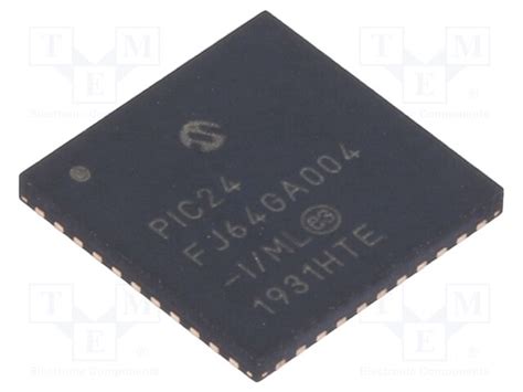 pic24fj64ga004 i ml microchip technology ic pic microcontroller 64kb 32mhz smd qfn44