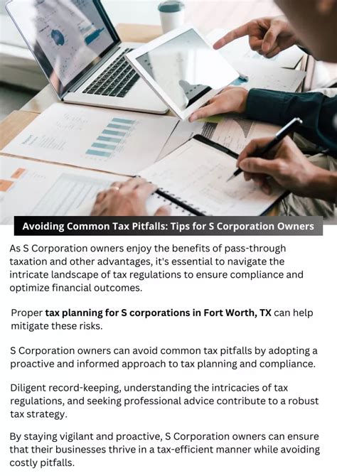 Ppt Avoiding Common Tax Pitfalls Tips For S Corporation Owners