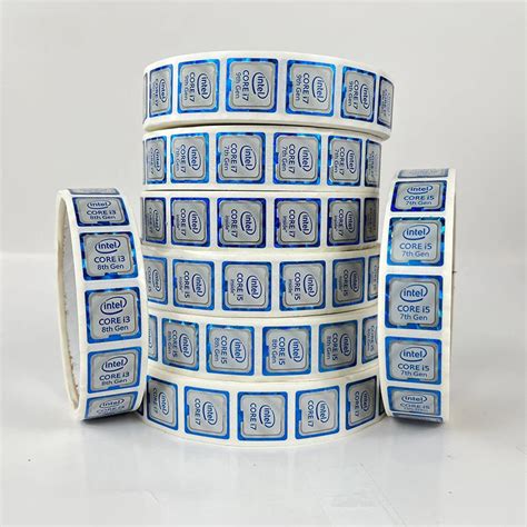 1000pcs Intel Core I3 I5 I7 Vpro Evo 7th 8th 9th Sticker Notebook Desktop Computer Cpu Processor