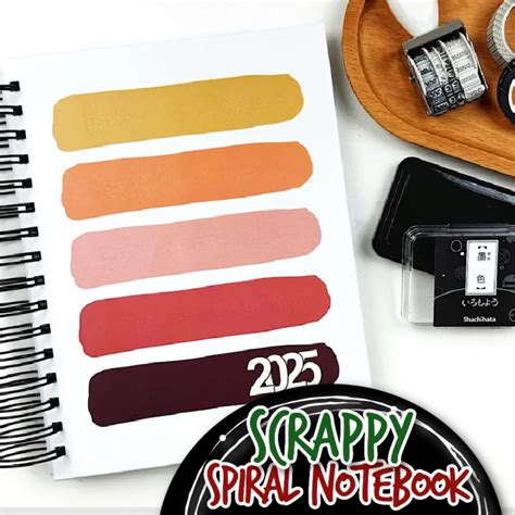 Spiral Scrappy Notebook Review Katina Martinez