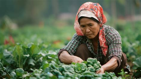 Free Photo Woman Working In The Rural Farming And Agriculture Sector