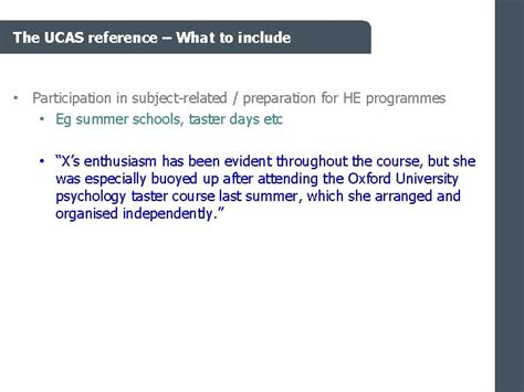 Ucas Reference Template Example Independenths