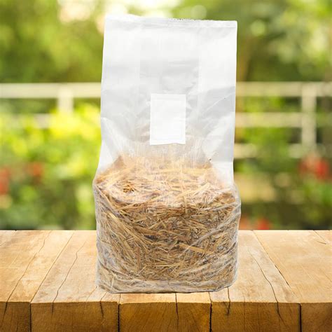 Pasteurized Wheat Straw Mushroom Substrate 5lbs Patio Lawn And Garden