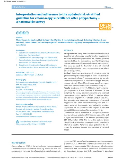 Guidelines For Surveillance Colonoscopy At Corrina Davis Blog