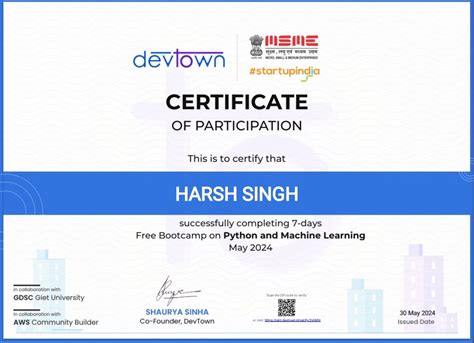 Harsh Singh On Linkedin Devtown