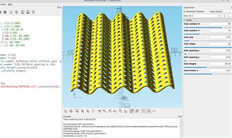 3d part design with inkscape and openscad 64 making corrugated