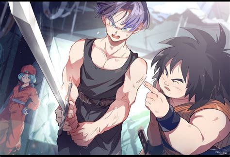 Bulma Trunks Trunks Bulma And Yajirobe Dragon Ball And 1 More