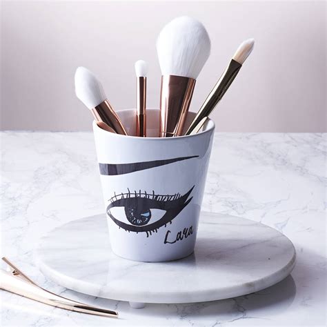 Pretty Makeup Brush Pot Mugeek Vidalondon