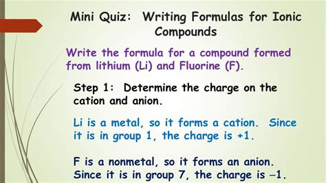 Naming And Writing Formulas For Ionic And Molecular Compounds Worksheet CompoundWorksheets