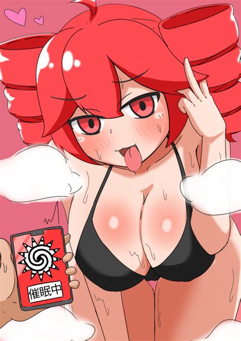 Rule 34 1girls 1other Ahoge Bikini Black Bikini Breasts Cleavage Hand