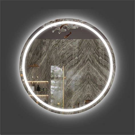 ᐉ Дзеркало настінне кругле Екватор з Led підсвічуванням Dr 15 650х650х30 Vb78mn90 • Краща ціна