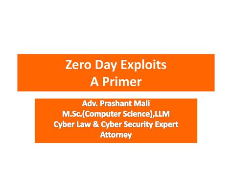 zero day exploits pptx