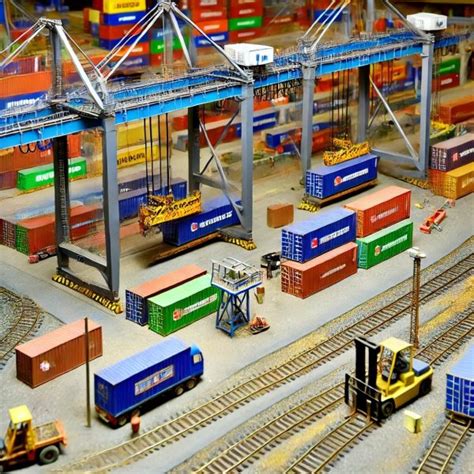 Tips For Creating A Working Model Of A Container Terminal Model Railroad Ballast