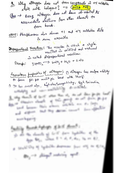 Solution P Block Notes Class 12 Studypool