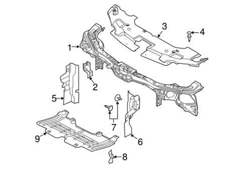 Radiator Support For 2011 Ford Mustang Oem Parts Online