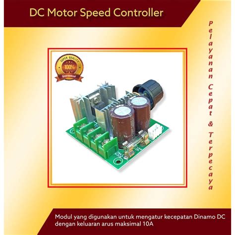 Jual Dimmer Dc 12 40v 10a Pwm Motor Controller Shopee Indonesia