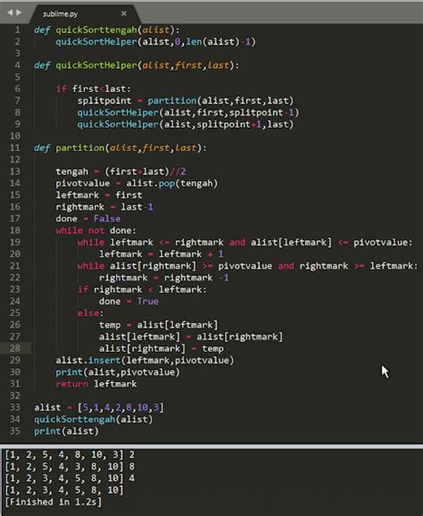 Struktur Data Insertion Sort And Quick Sort Pyhton Part 2 ~ Coding