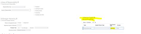 Person Security Profile With Combination Of Aor Legal Employer And Person Types User Person