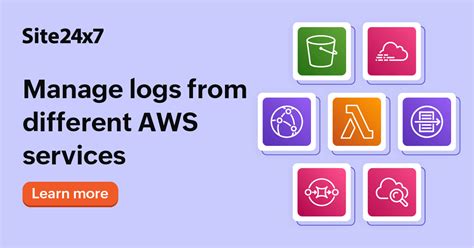 Aws Log Management Manage Aws Logs Site24x7