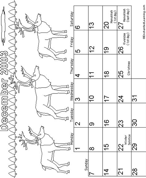 2003 Calendar With Holidays