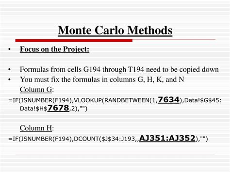 ppt monte carlo methods powerpoint presentation free download id