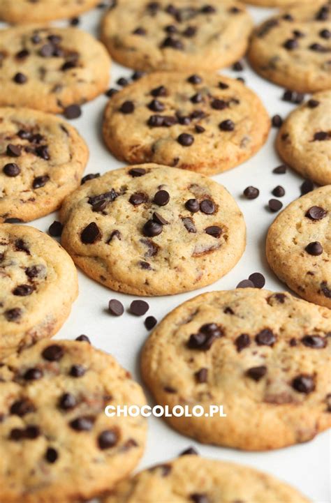 Chocolate Chip Cookies Ciasteczka Z Kawałkami Czekolady Chocololo Pl Czekoladowy Blog