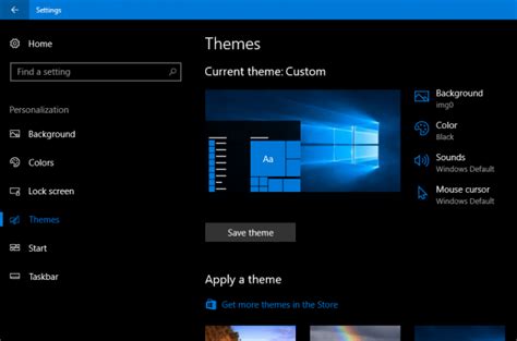 How To Install Themes From The Windows Store