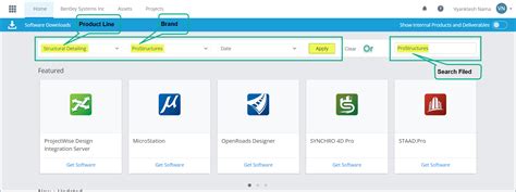 Prostructures How To Access The Bentley Software Downloads To Download Prostructures Or Any