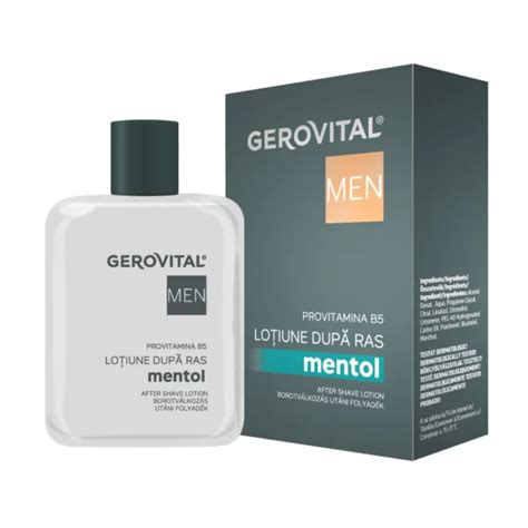 Lotiune Dupa Ras Mentol Men 100 Ml Gerovital Farmec