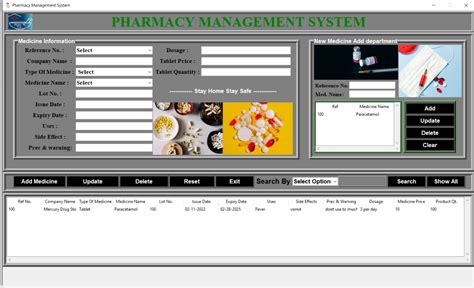 Pharmacy Management System Project In Python With Source Code