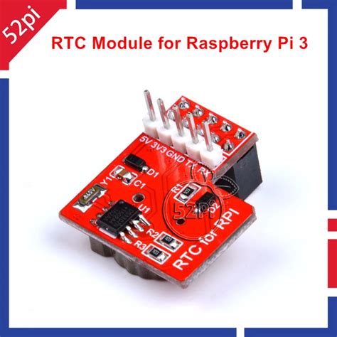 Оригинальный модуль 52Pi I2C RTC DS1307, высокоточный модуль RTC ...