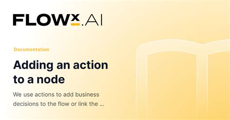 Adding An Action To A Node Docs